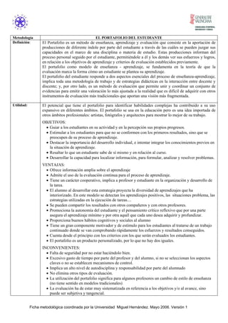 Importancia del portafolio digital | PDF
