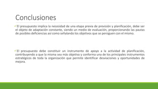Importancia del Presupuesto | PPTX