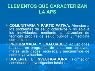 Importancia del primer nivel de atencion | PPT