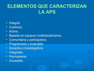 Importancia del primer nivel de atencion | PPT