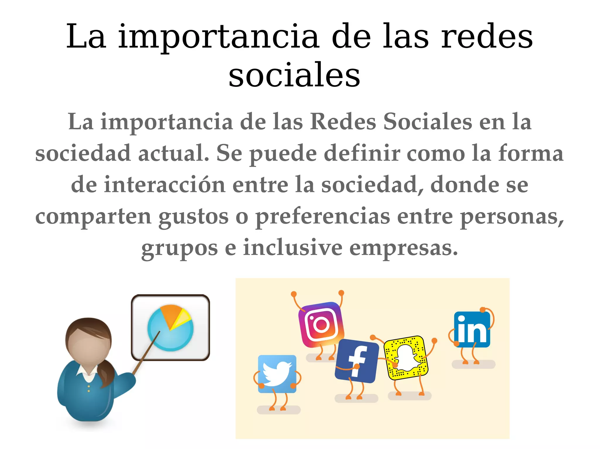 Importancia de redes sociales | PPT