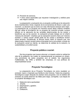 Importancia de un proyecto | DOCX
