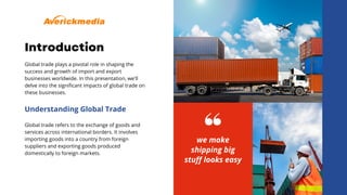 Impact of Global Trade on Import and Export Businesses | PDF