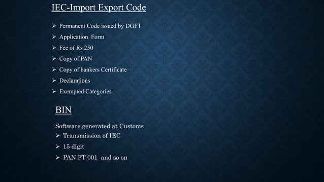 Import and Export Duty Benefit schemes and Availing procedures.pptx ...