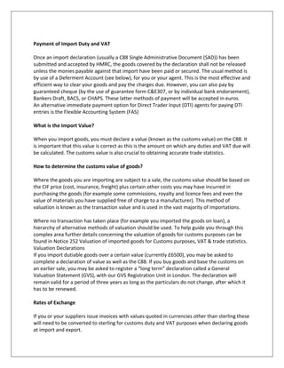 Import and Export laws for UK | PDF