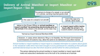 Import and export of goods customs law | PPTX