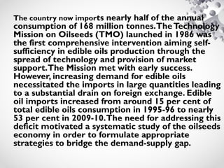 Import and export of oil seeds into india | PPT