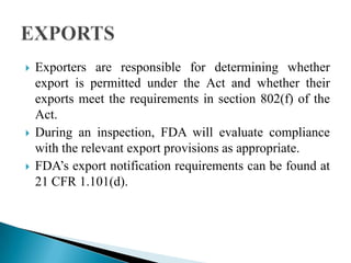 Import and export regulations laws of usa | PPT