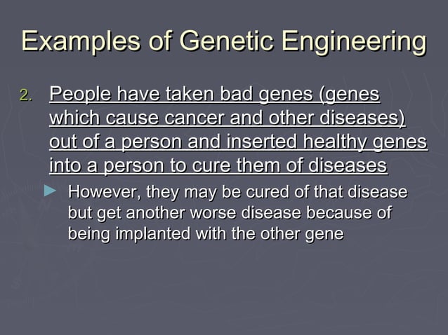 selective breeding and genetic engineering | PPT