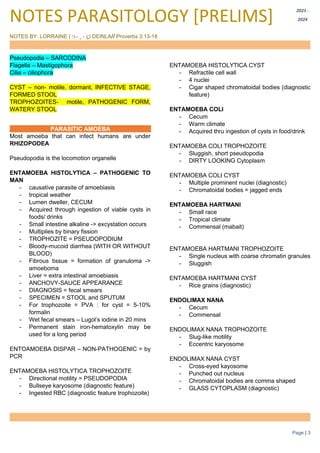 Parasites introduction for awareness to human | PDF
