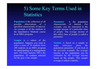 Important Terminologies In Statistical Inference | PDF
