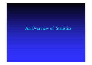 Important Terminologies In Statistical Inference | PDF