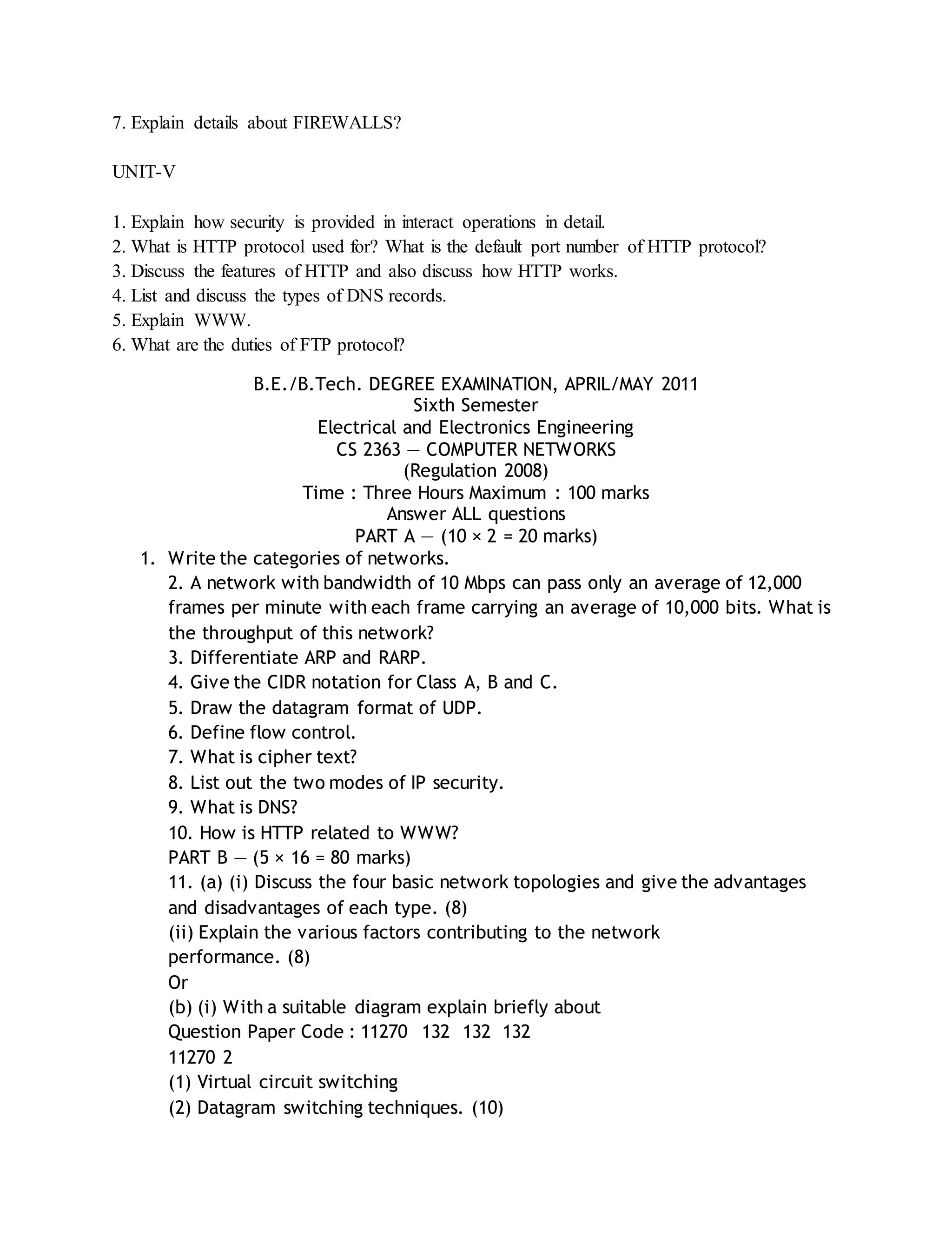 Important 16 marks questions | DOCX