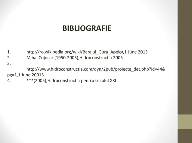 Importanta amenajarii raului raul mare | PPT | Free Download