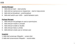 Important adb commands | PPTX