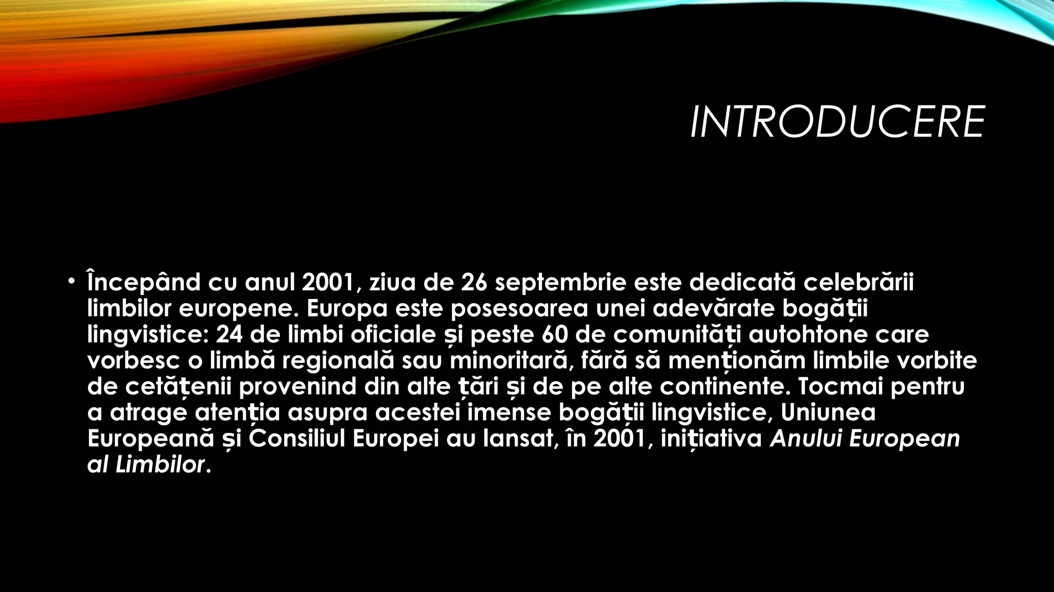 Importanta limbii engleze | PPT