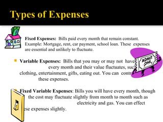 Important budgeting terms(2) | PPT
