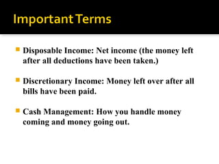 Important budgeting terms(2) | PPT