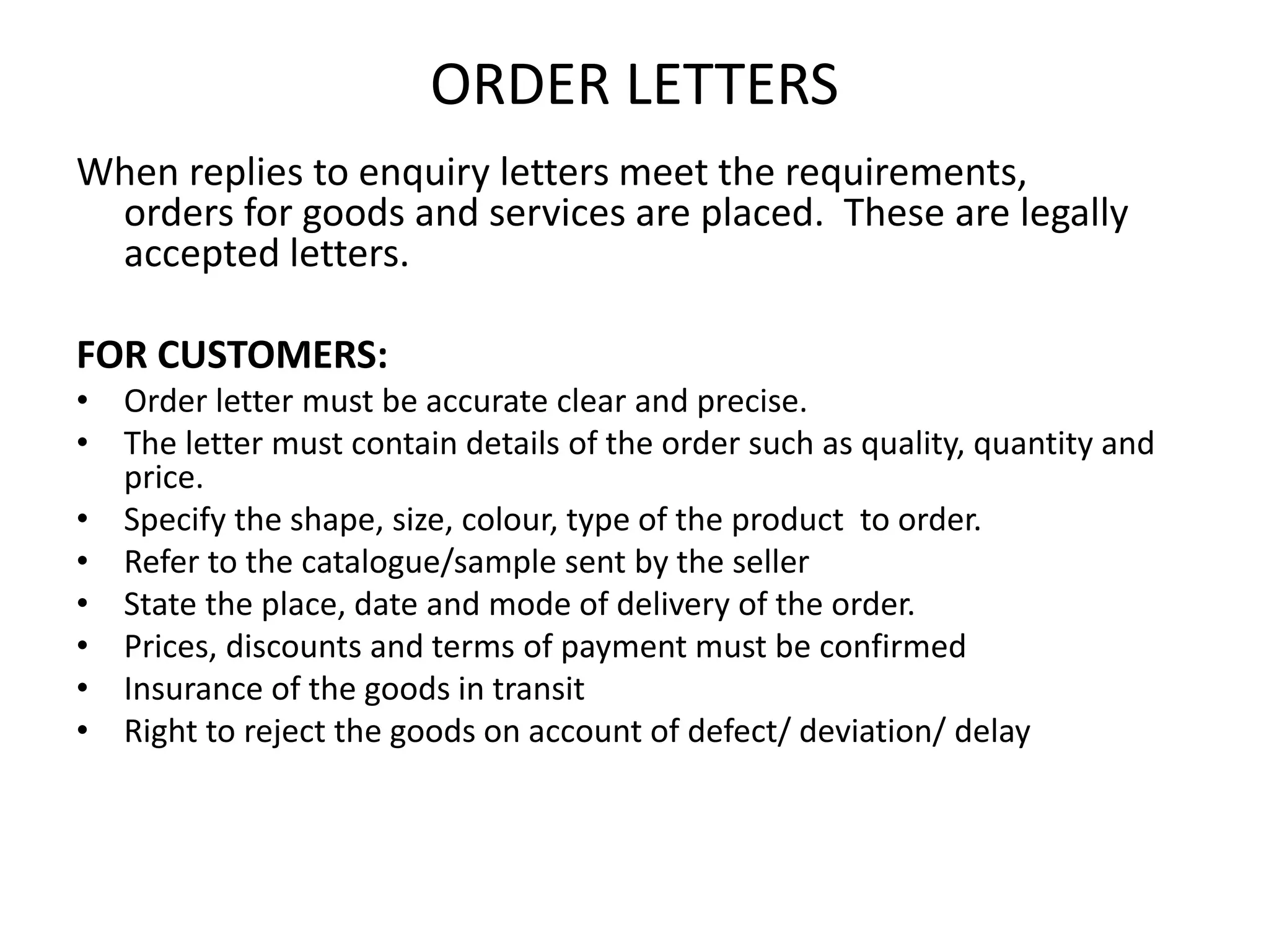 Important business letters | PPTX