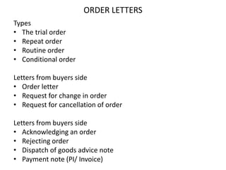 Important business letters | PPTX