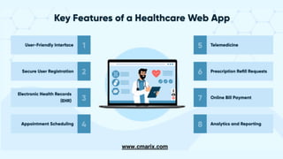 Key Features of a Healthcare Web App | PPTX | Technology Industry ...