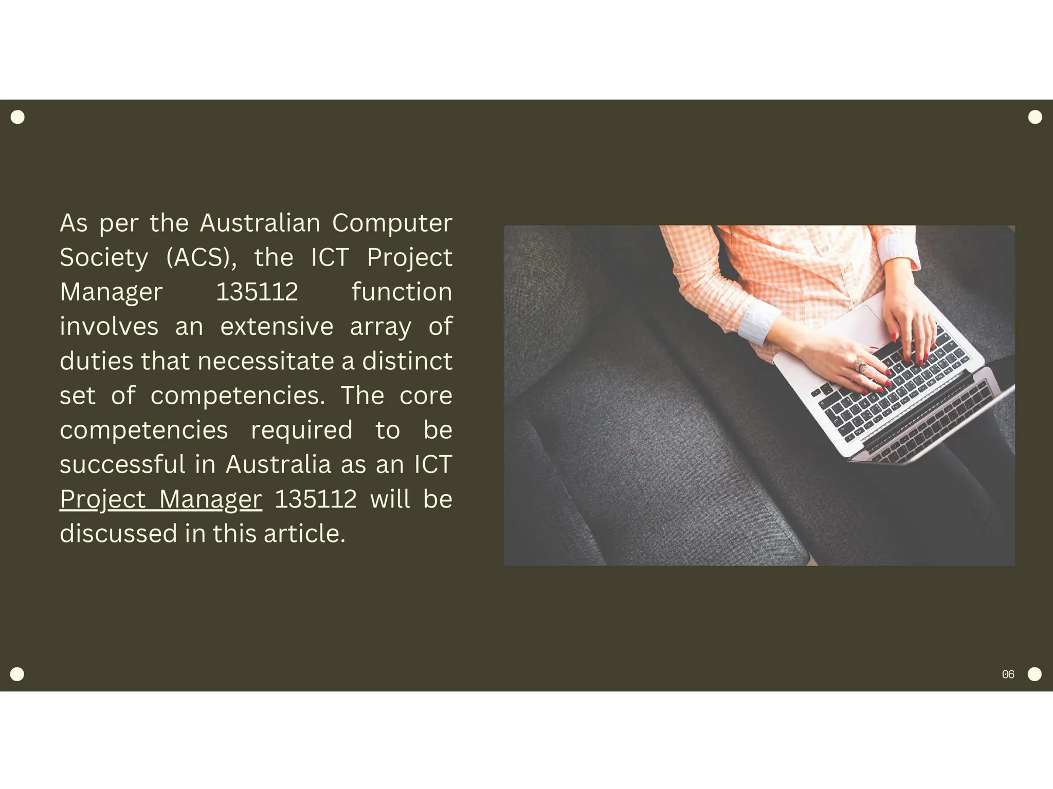 Important Competencies for the Australian Role of ICT Project Manager ...