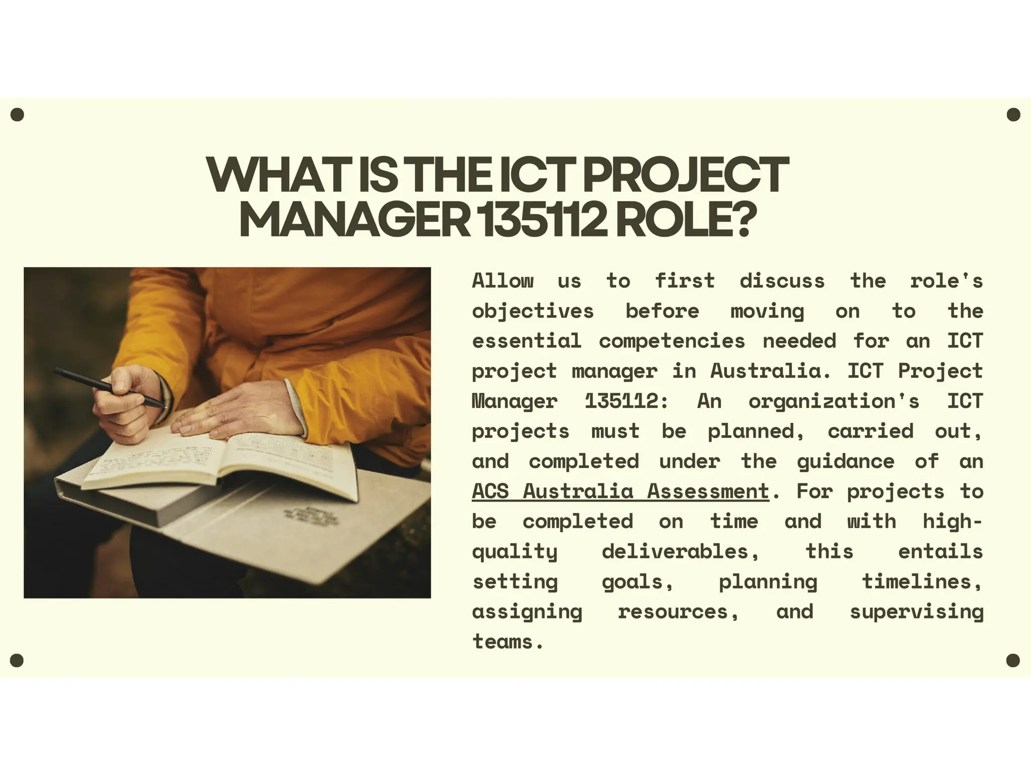Important Competencies for the Australian Role of ICT Project Manager ...
