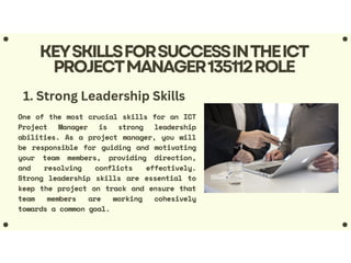 Important Competencies for the Australian Role of ICT Project Manager ...