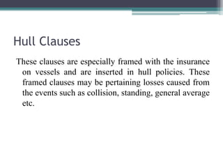 Important conditions in marine policy | PPSX