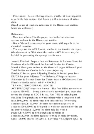 Important Criteria for Rate of Reaction of Alka Seltzer LabTit.docx