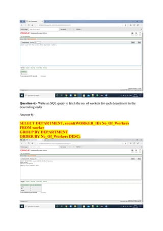 Important dbms practical question | PDF | Databases | Computer Software and Applications