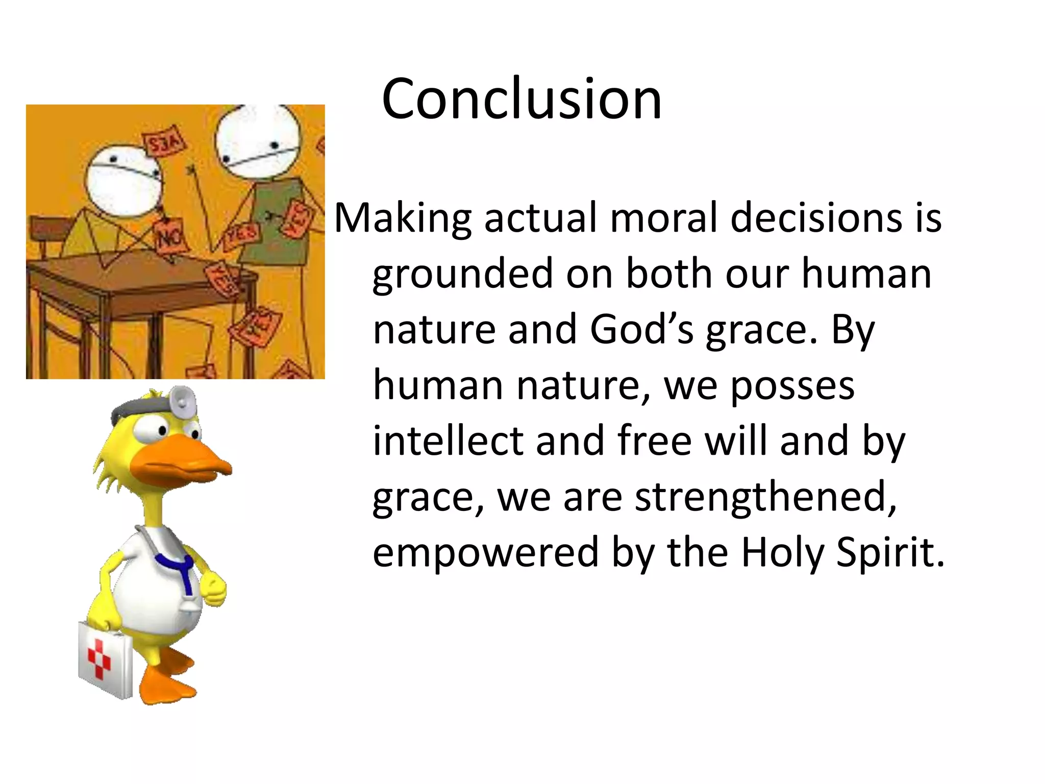 Important elements in making moral decisions | PPTX