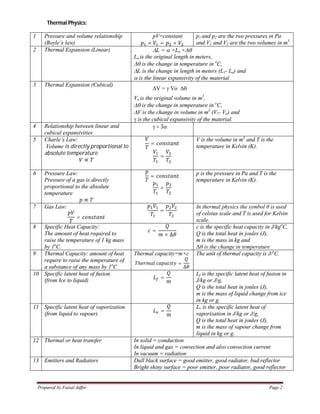 Important equation in physics | PDF
