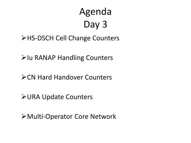 Important__Ericsson-WCDMA-RAN-Features-Parameters-and-Counters.pptx | Computer Networking ...