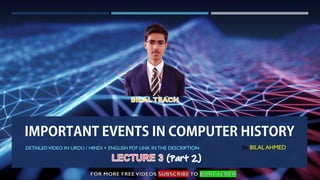 Important events in computer history (part 2) | PDF