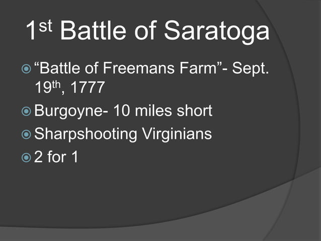 Important events in the revolutionary war | PPT | Free Download