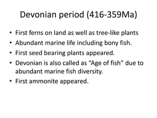 Important events of paleozoic time | PPT