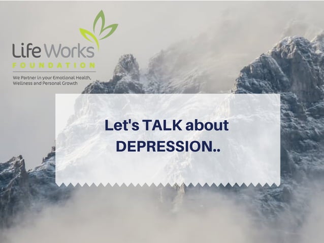 Depression - LETS TALK Important Facts | PDF