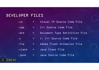 Important file extensions | PDF