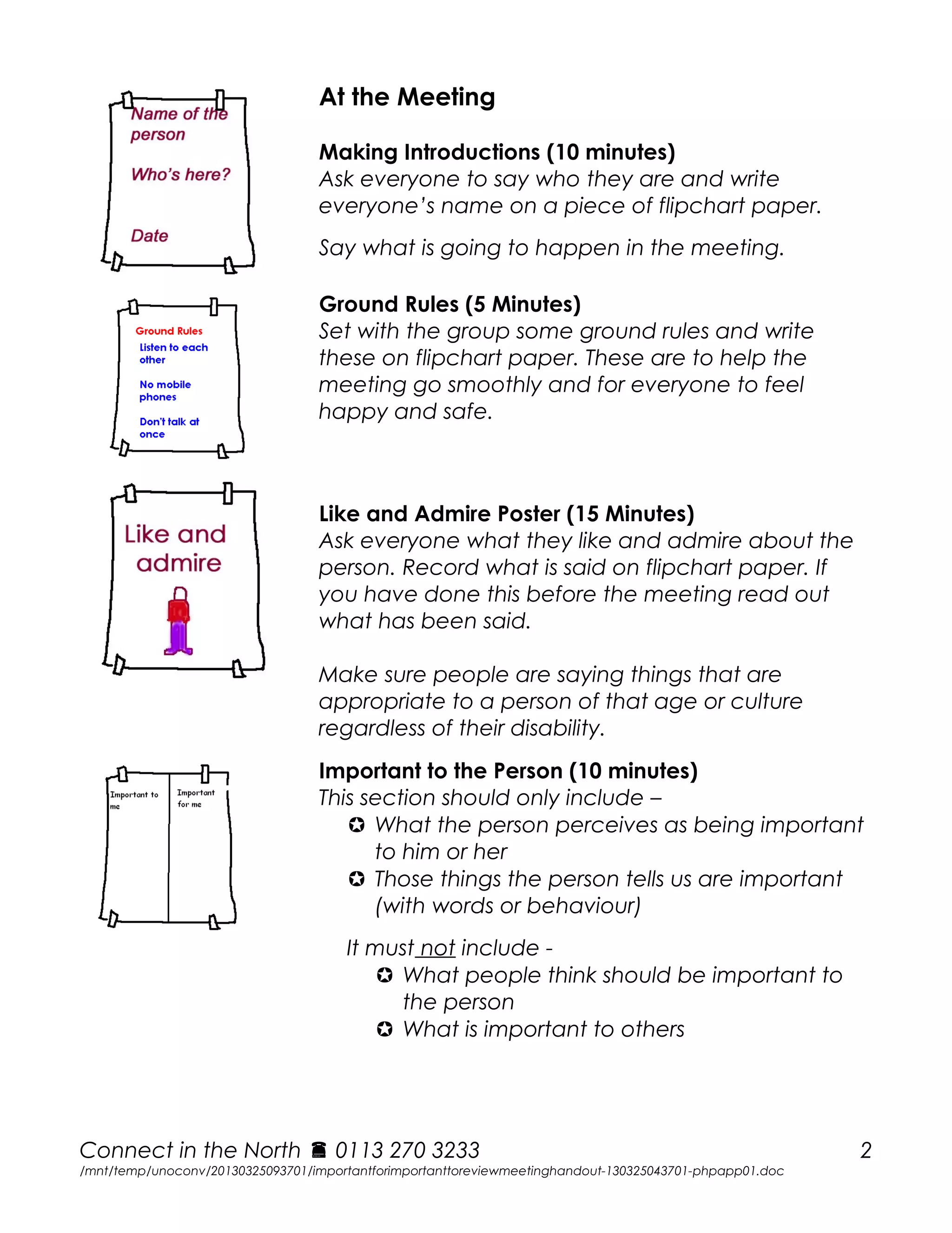 Important for important to review meeting handout | PDF