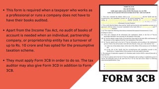 IMPORTANT FORMS UNDER INCOME TAX | PPT