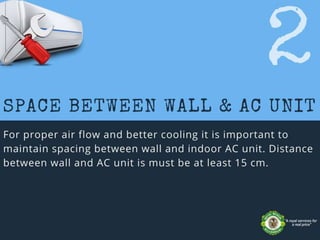 Important guidelines for split ac installation | PPTX