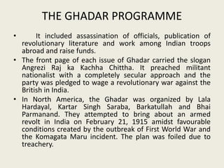 IMPORTANT INCIDENTS & CONSPIRACY CASES IN FREEDOM MOVEMENT.ppt