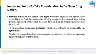 Important Interaction in Drug Receptor Complex And Intro to De Novo ...