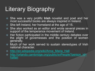 Important Irish and British Women Writers in the 19th Century | PPTX