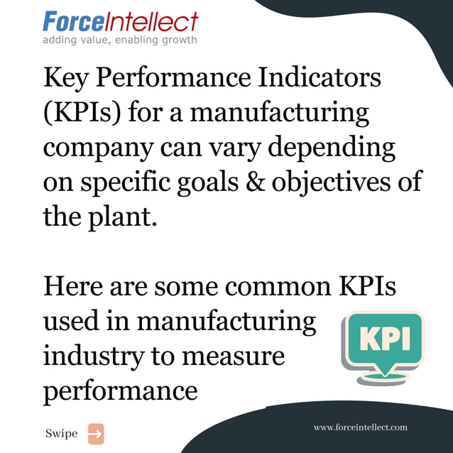 Important KPIs for Manufacturing Industry | PDF