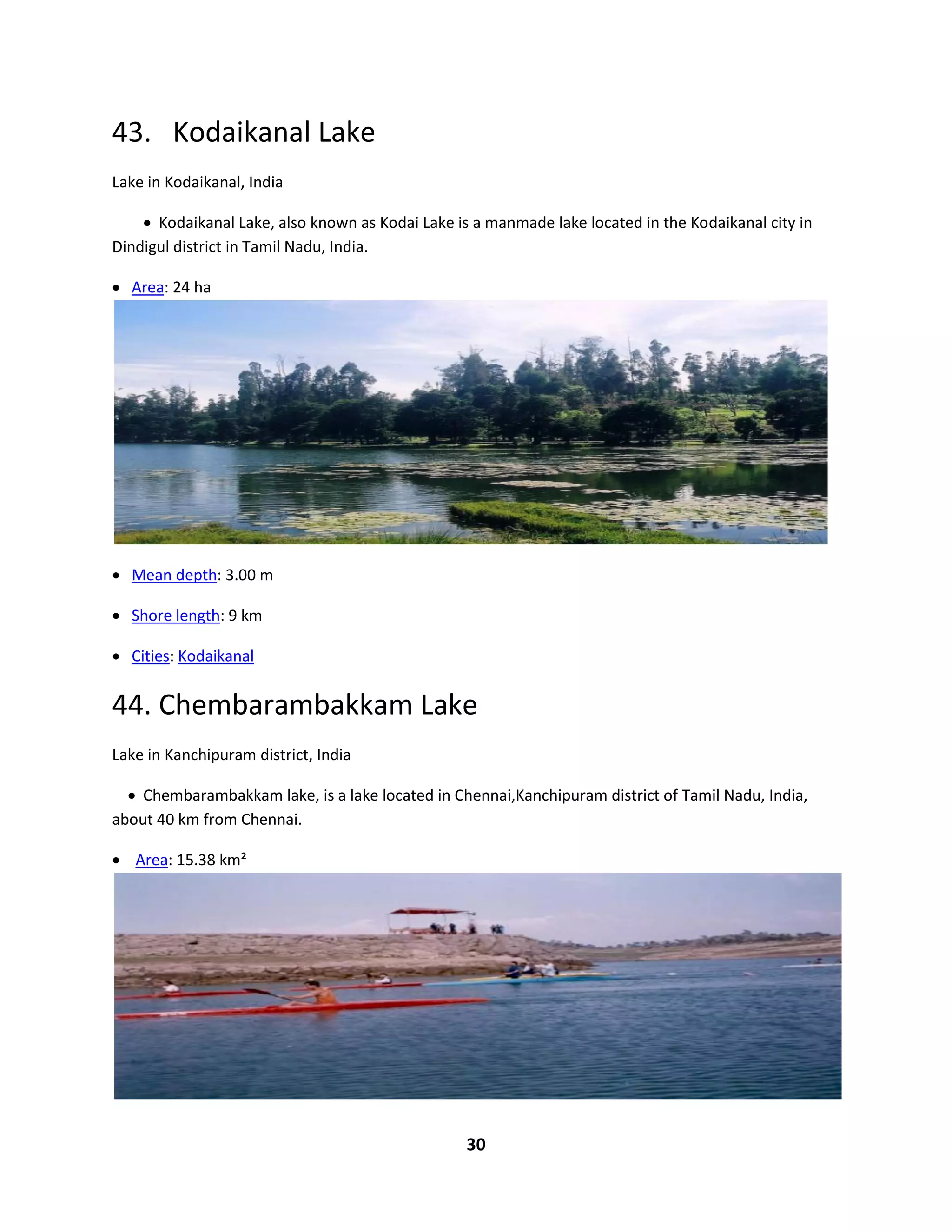 Important lakes of india. bhaskar converted | PDF