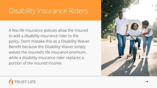 Important life insurance riders to consider | PPT