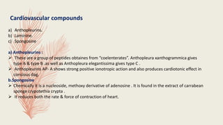 Important marine natural products | PPTX