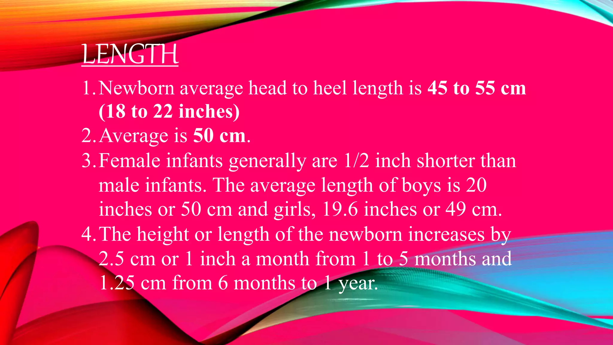 Important measurements of a newborn | PPTX